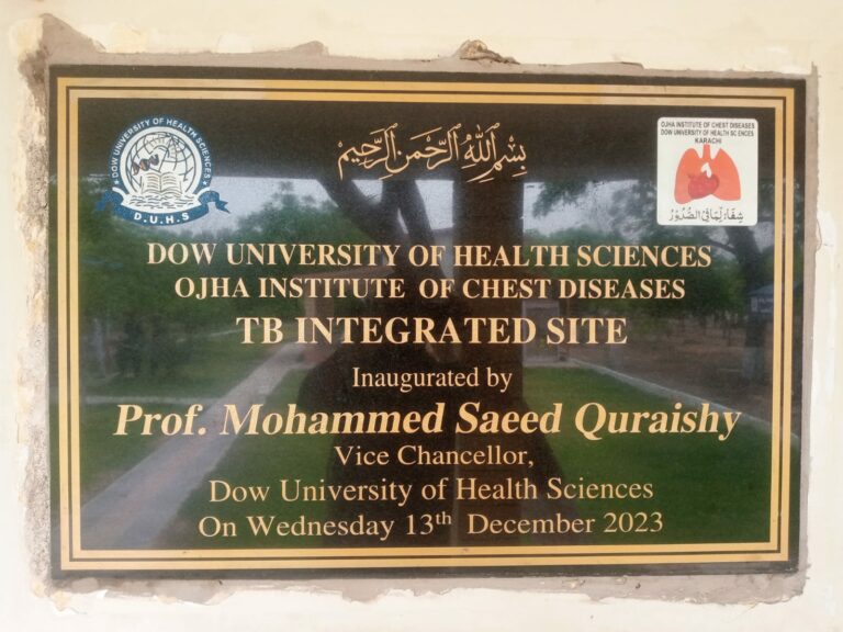 Ojha Institute of Chest Diseases – Dow University of Health Sciences