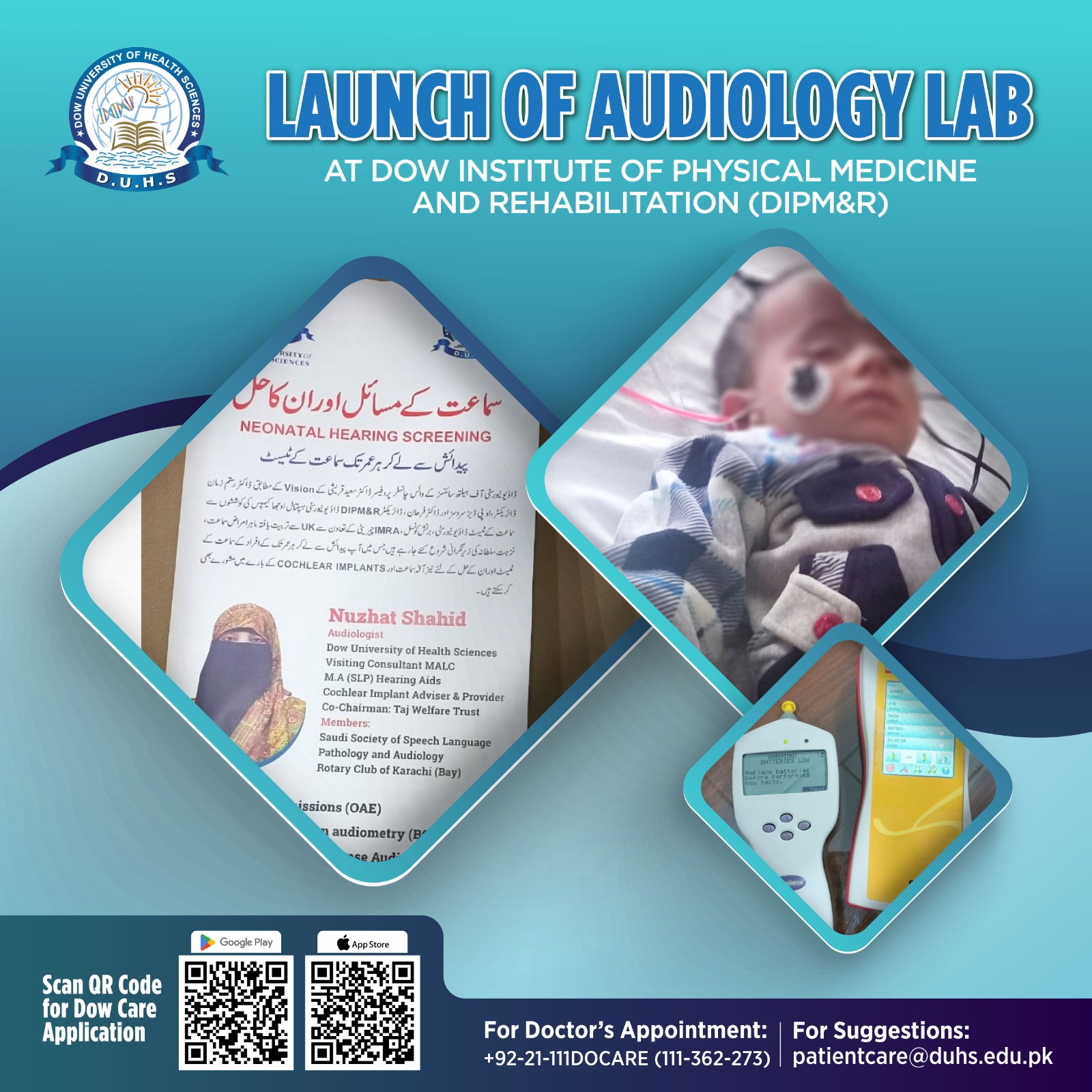 Speech & Language Therapies – Audiology Lab at Dow Institute of ...